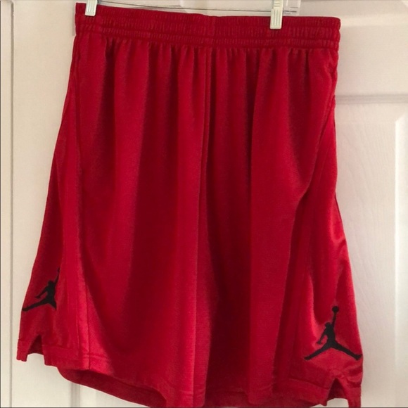 Jordan | Shorts | Nwt Air Jordan Basketball Shorts In Red | Poshmark